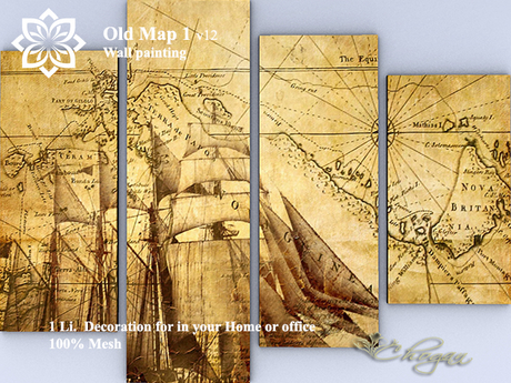 Second Life Marketplace - Cho*= Old Map 1 C/m v12